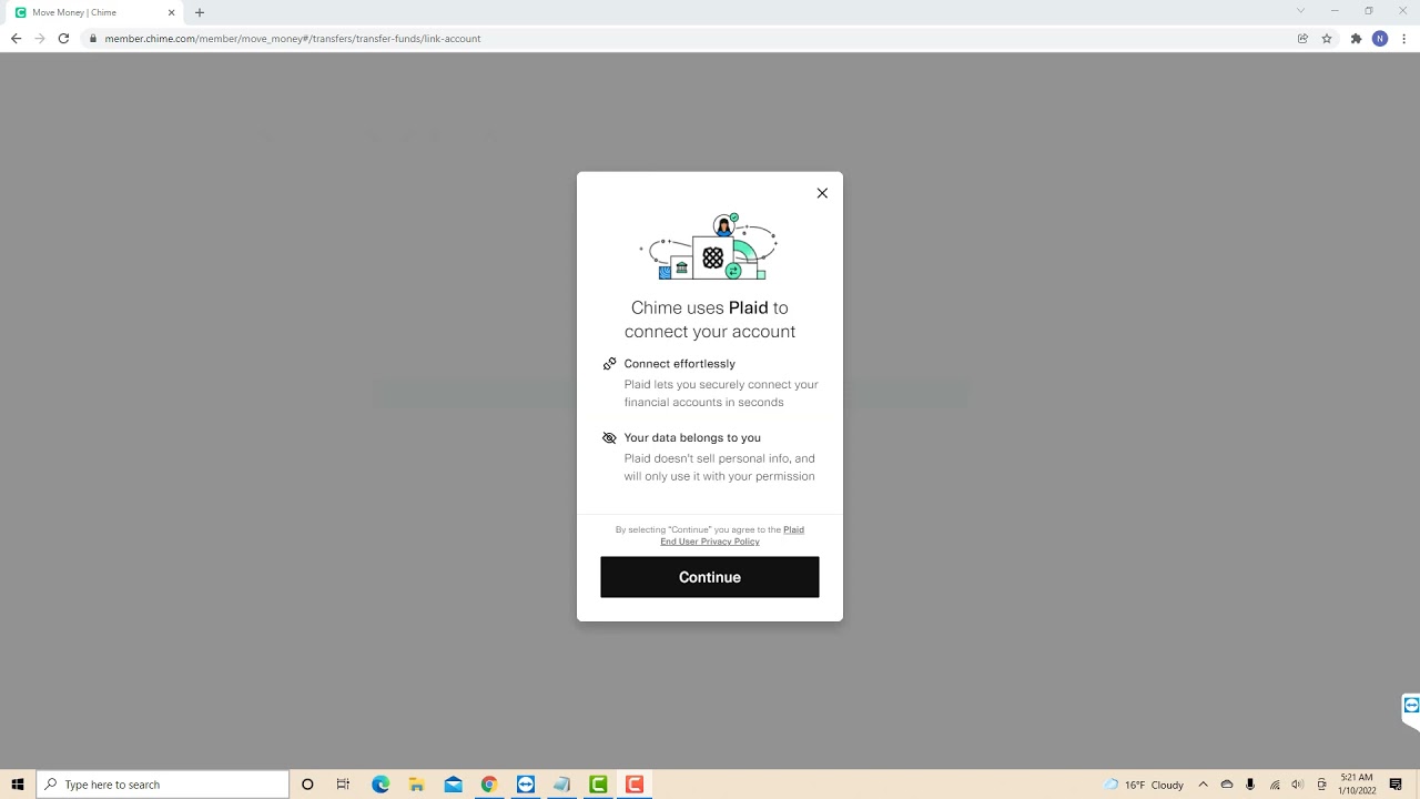 How to Link an External Bank Account to Chime - YouTube
