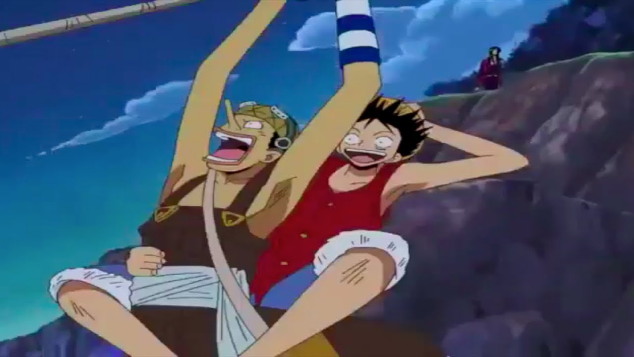 Usopp & Luffy Tarzaning Together! One Piece Episode 204 English Dub ...