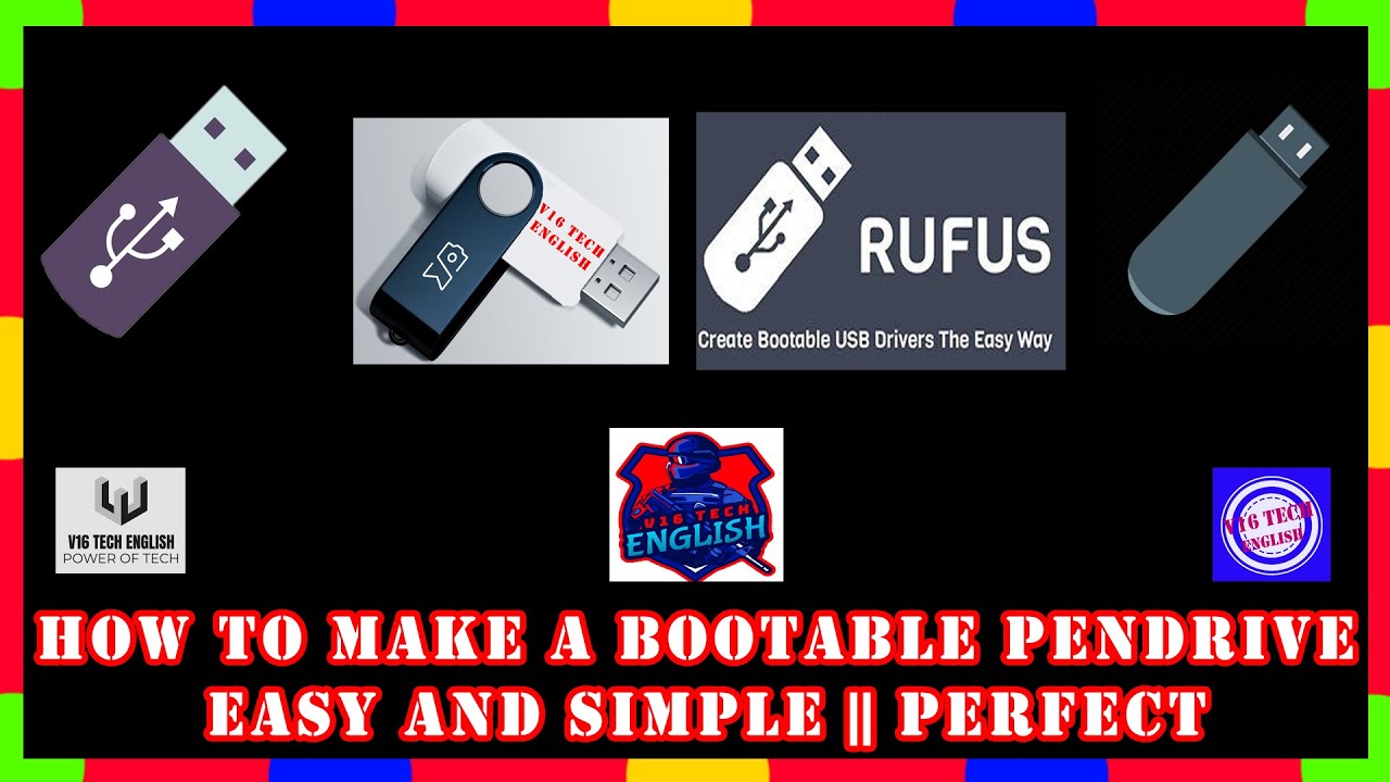 HOW TO MAKE A BOOTABLE PENDRIVE|| EASY AND SIMPLE || PERFECT - YouTube