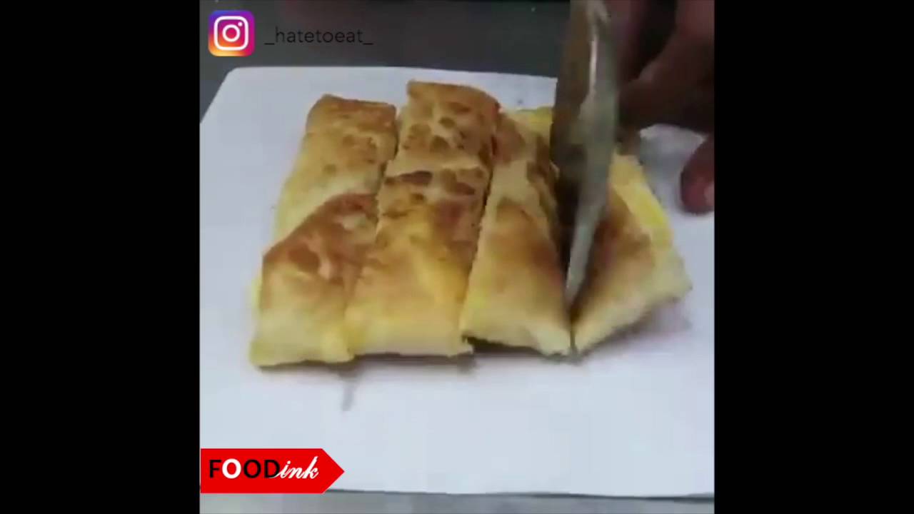Banana Chocolate Roti Canai in Thailand - YouTube