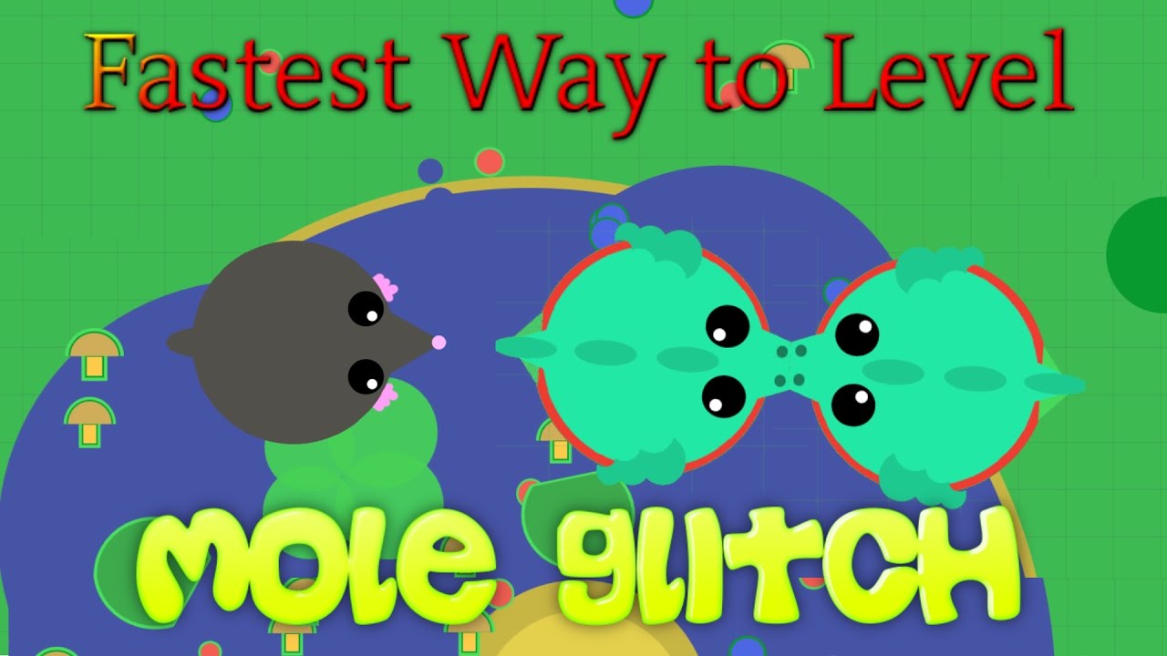 Mole Water Glitch | FASTEST WAY to level+ | Mope.io - YouTube