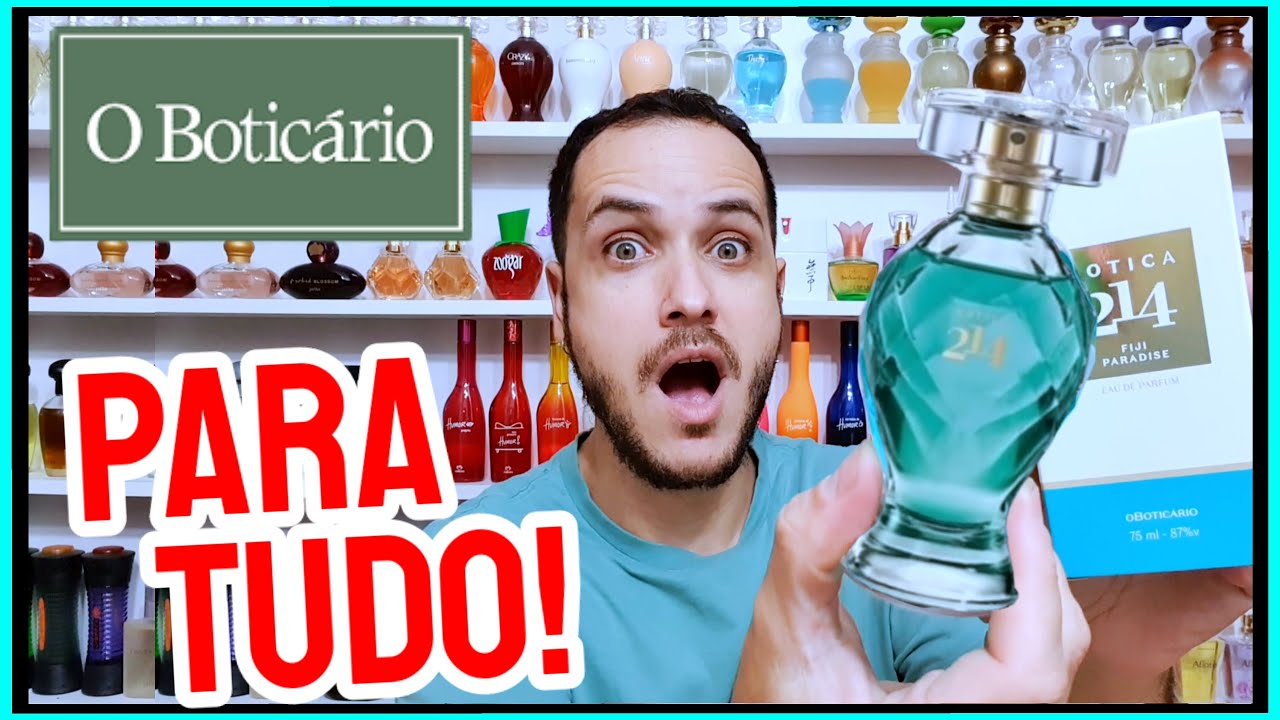 Que PERFUME É ESSE BOTICÁRIO? 🤯 Novo BOTICA 214 FIJI PARADISE feminino ...