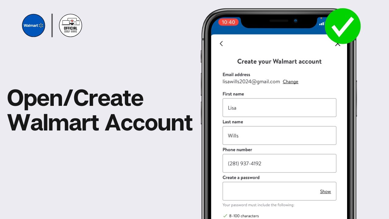 How to Open/Create Walmart Account 2024 | Signup For Walmart Account ...