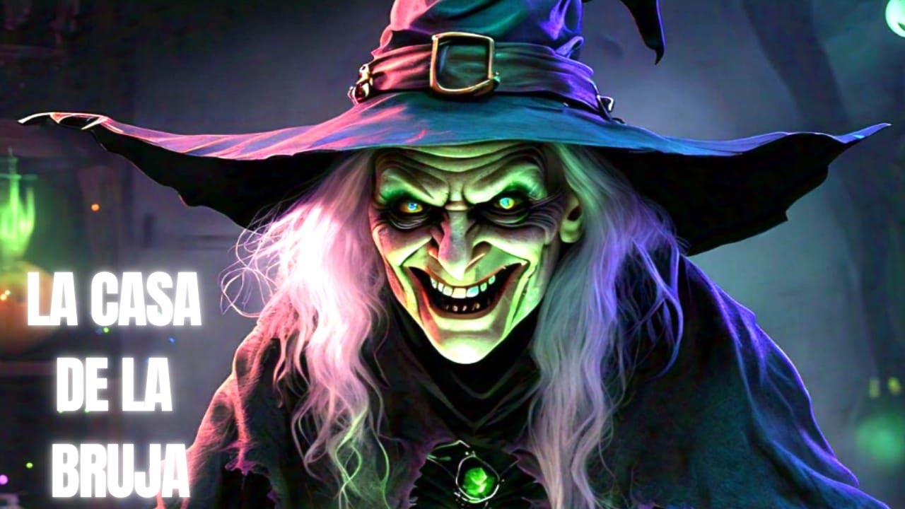¡Explorando la casa de una bruja de noche! - YouTube