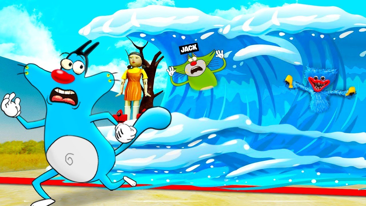 Oggy Survive The Tsunami With Jack In Roblox | Rock Indian Gamer ...