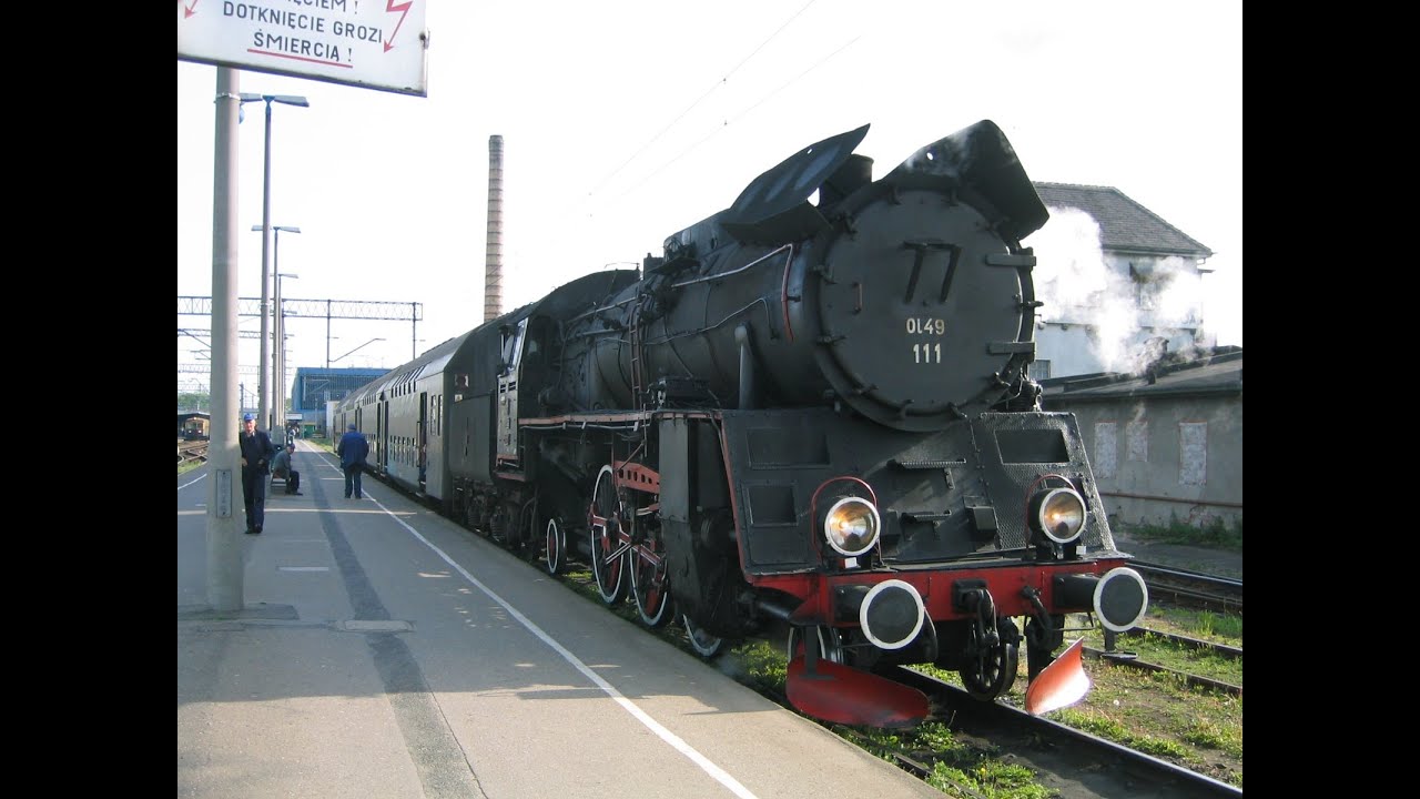 Poland: Class Ol49 steam loco at Poznan with a train to Wolsztyn ...