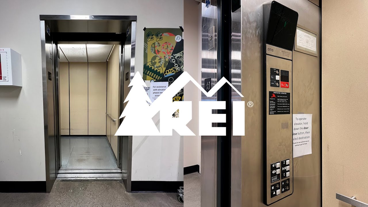 OTIS Series 1 Hydraulic Elevator - REI - San Francisco, CA - YouTube