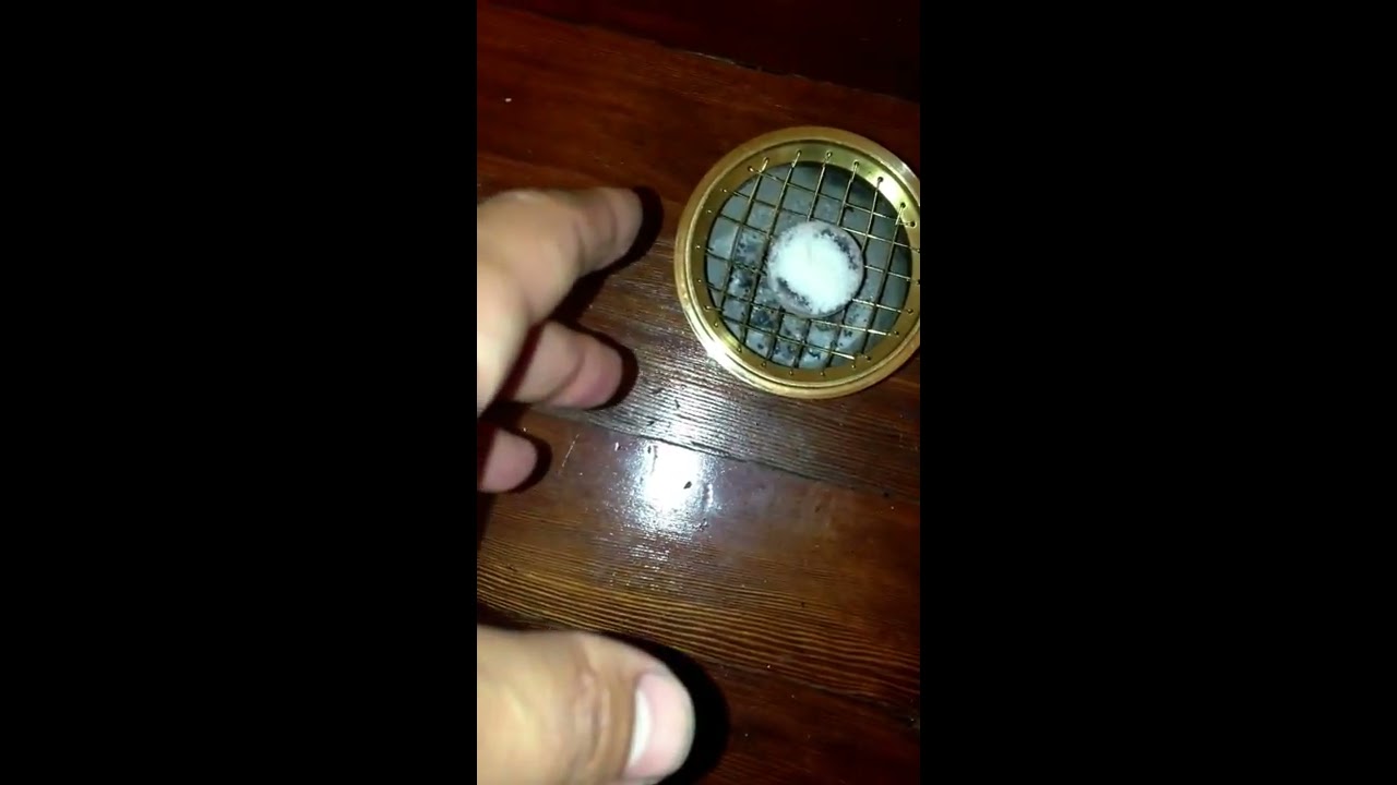 How to properly burn frankincense with a censer, coal and salt - YouTube