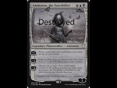 Planeswalker Aminatou, the Fateshifter magic the gathering card gets ...