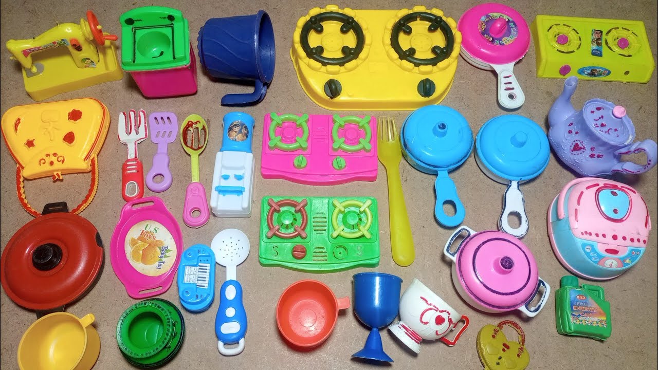 4 Minutes Satisfying With Unboxing Hello Kitty Kitchen Set | Miniature ...