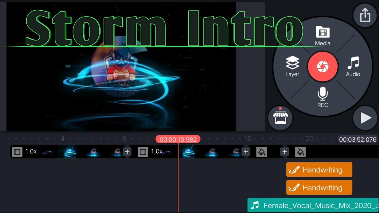 How to Make Storm intro in kinemster - YouTube
