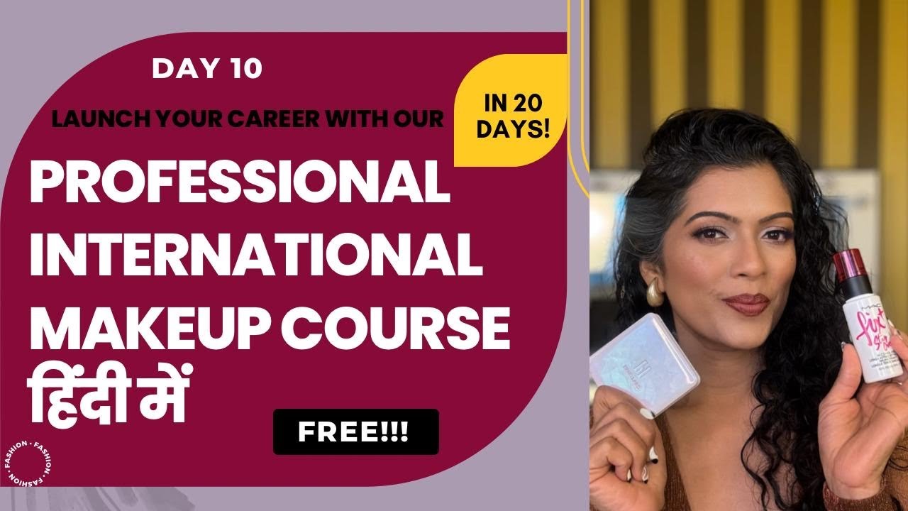 Day 10 Professionalmakeupclassstep By Step Makeup Tutorial For 3828