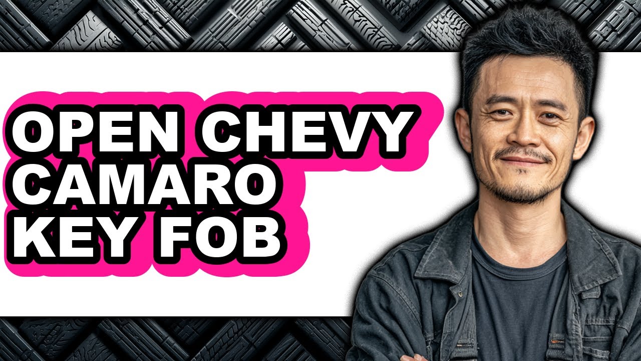 How to Open Chevy Camaro Key Fob - Full Guide - YouTube