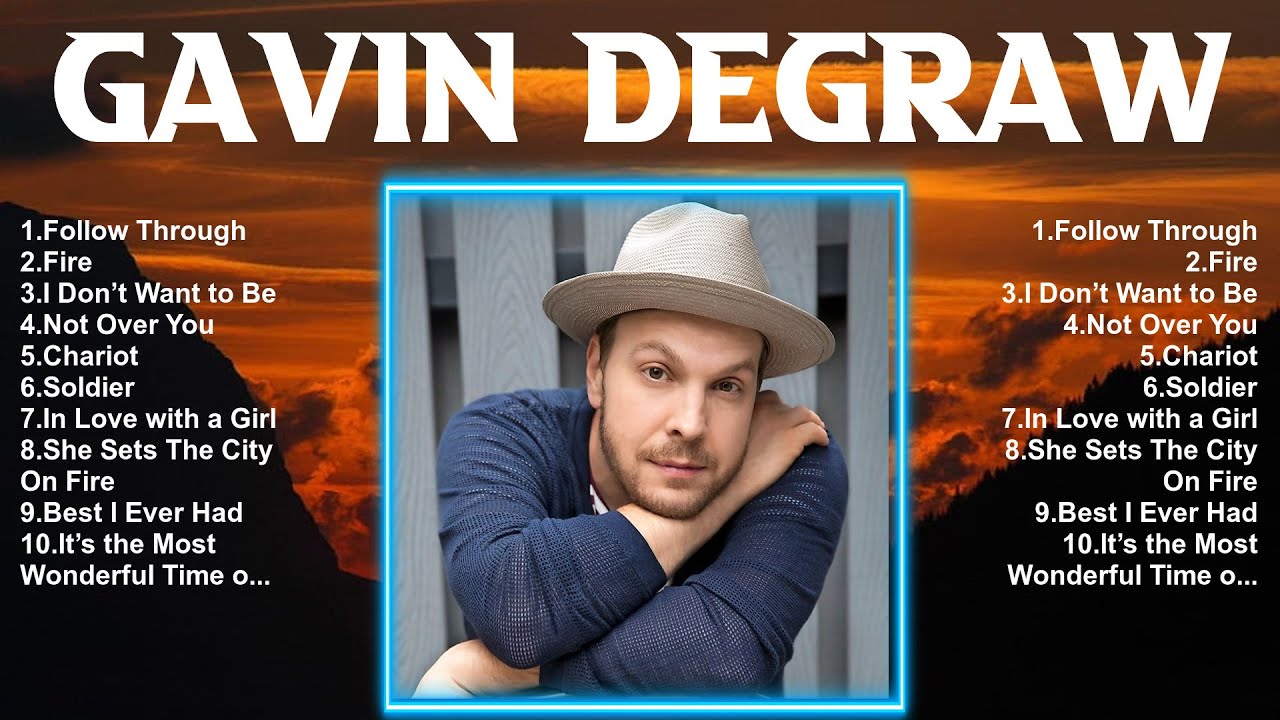 Gavin DeGraw Full Album 2024 ~ Top 10 Best Songs ~ Greatest Hits - YouTube