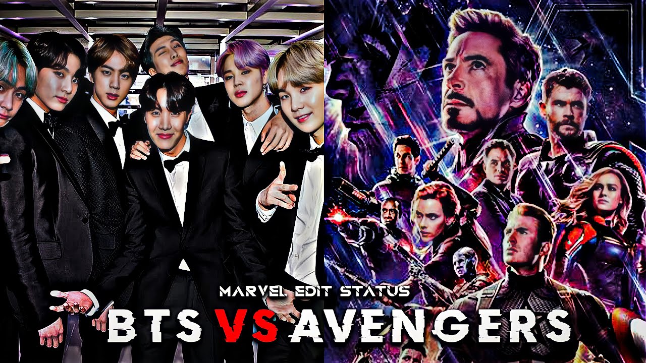 BTS Vs Marvel Avengers Edit | Avengers vs Bts edit status | Marvel Edit ...