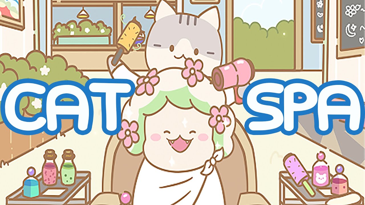 Cat Spa Game - Crocodile Gaming - Style Your Hair - YouTube