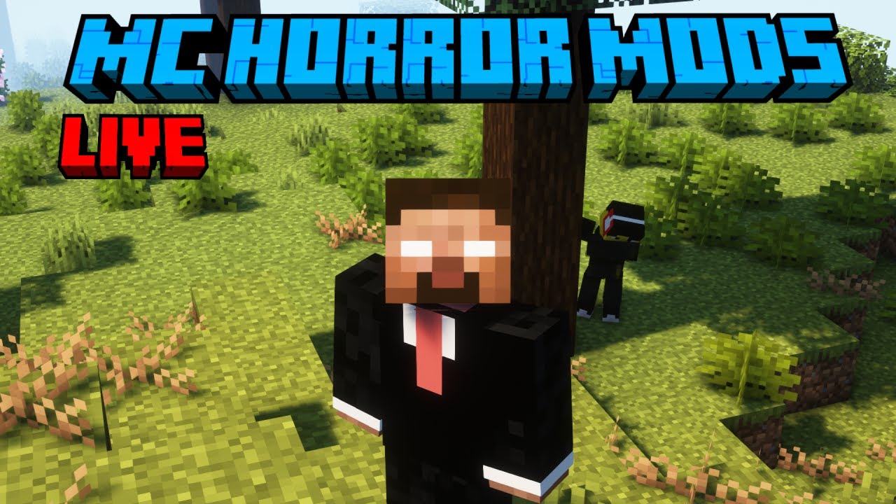 Minecraft Horror Mods Survival Live 🔴 - YouTube