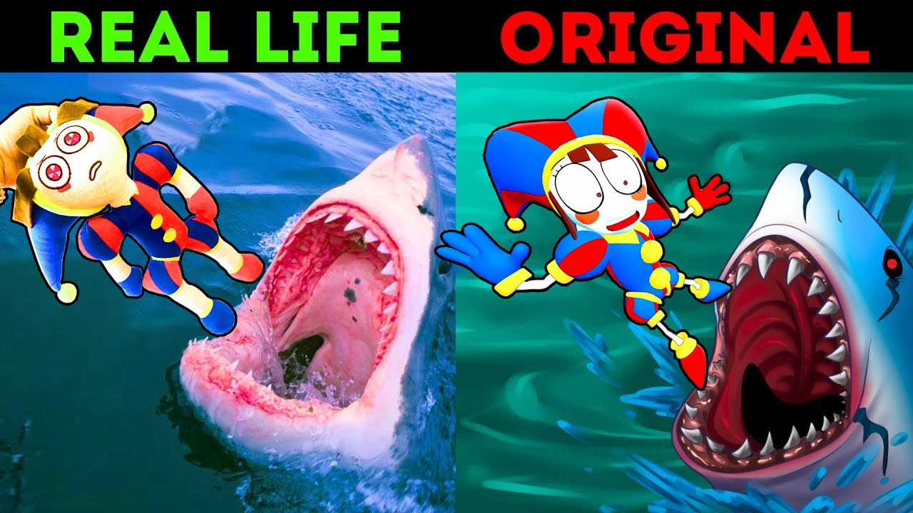 The Best TikTok of Pomni | REAL LIFE vs ORIGINAL | The Amazing Digital ...