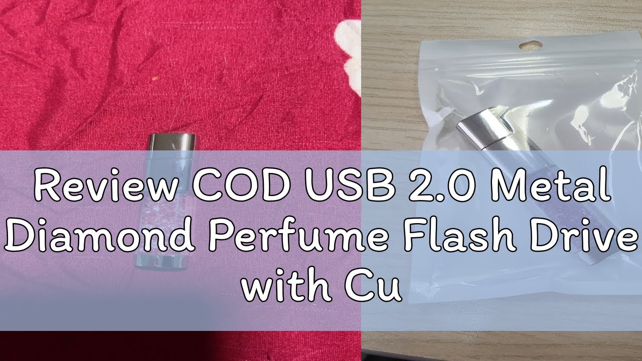 Review COD USB 2.0 Metal Diamond Perfume Flash Drive with Cute High ...