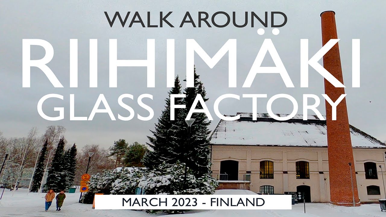 Riihimäki Walk: Old Glass Factory area, March 2023, Finland [4K] - YouTube