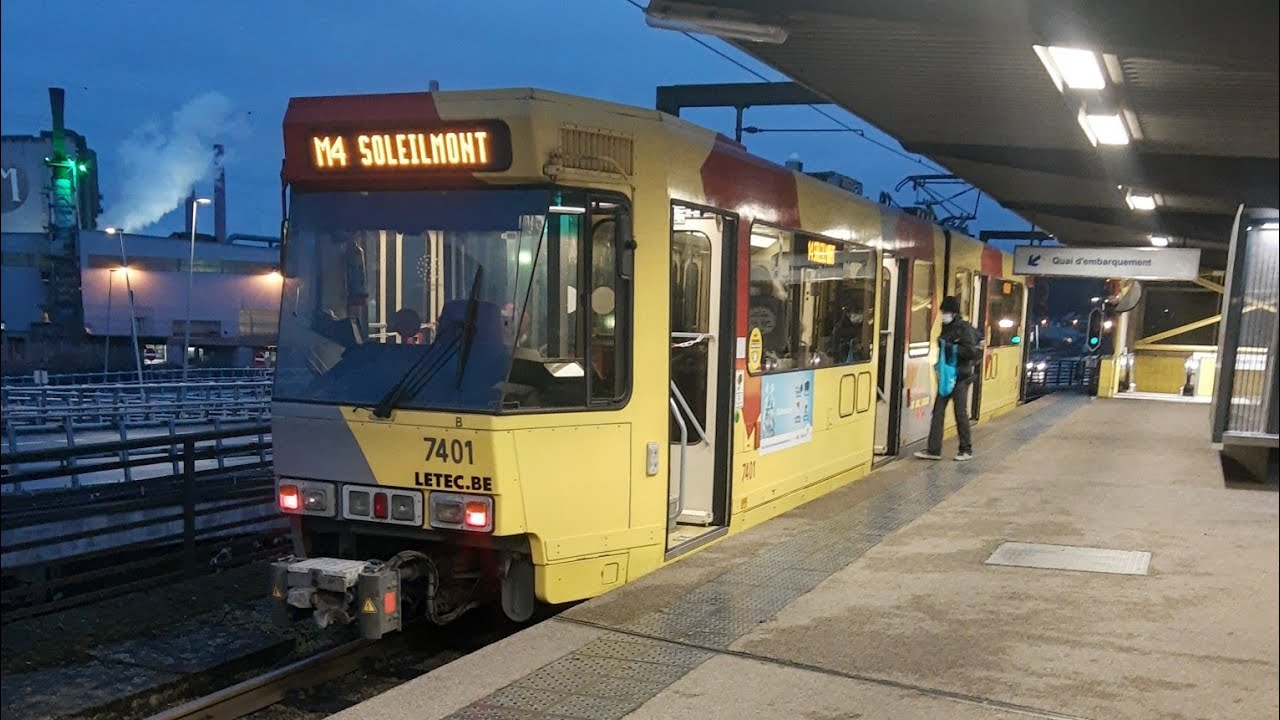 BN LRV 'metro Charleroi' TEC 7401 🇧🇪 - YouTube