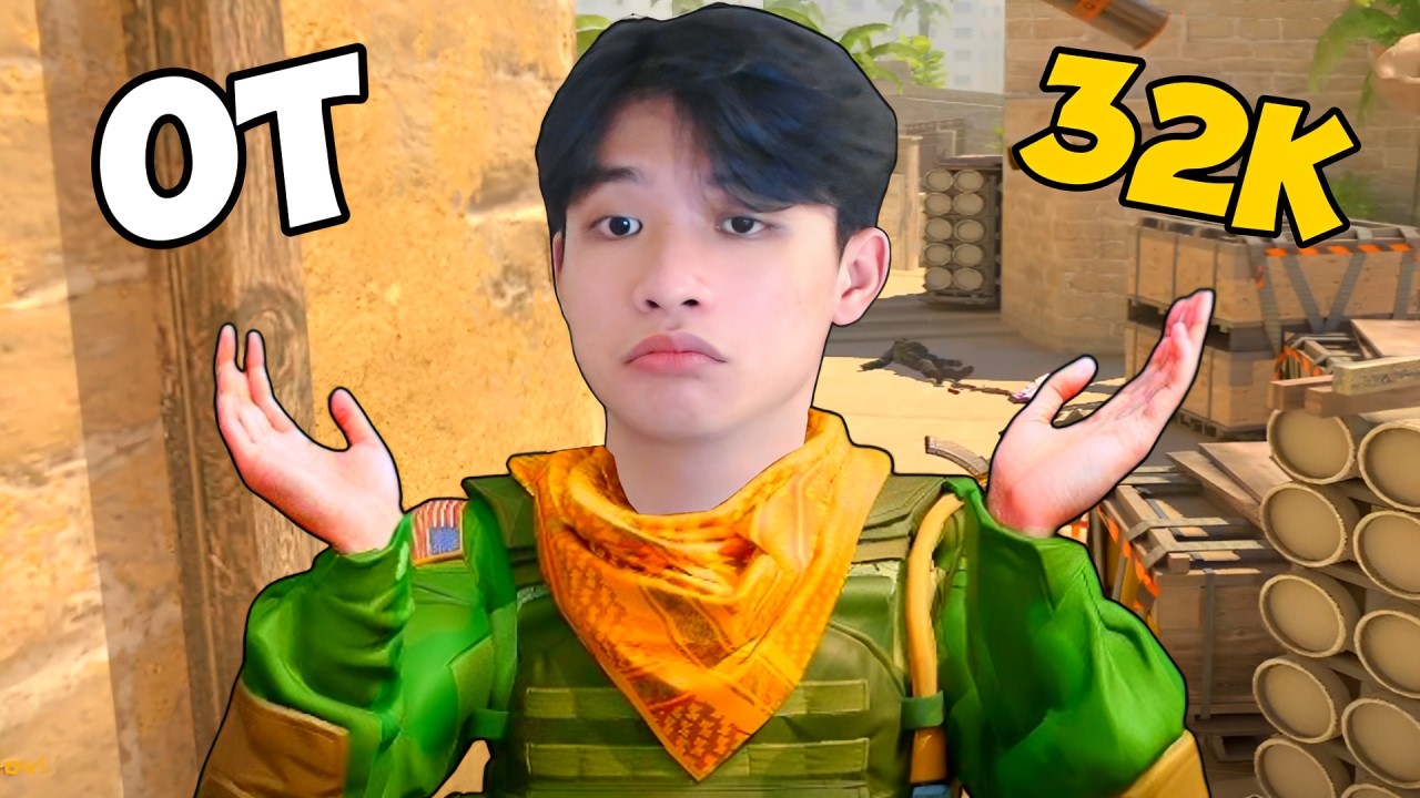(CS2) Trận đấu 32 Kills căng não với Anh Em Đồng Bào - YouTube