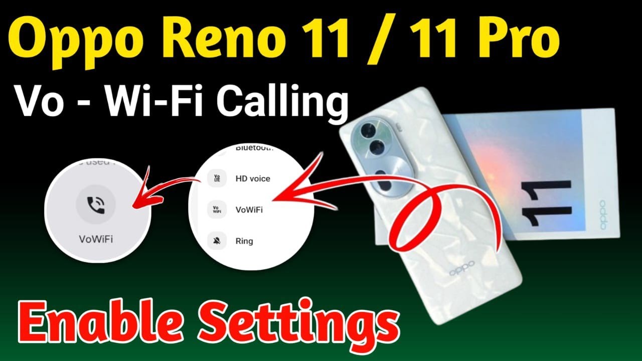 how to enable vo- wifi calling in oppo reno 11,11 pro !! oppo reno 11 ...