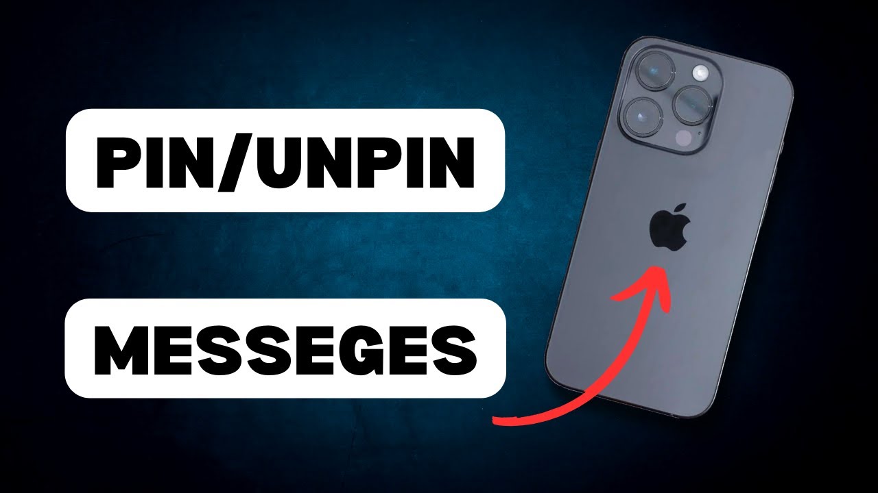 How To Pin Or Unpin Messages On iPhone iPad - YouTube