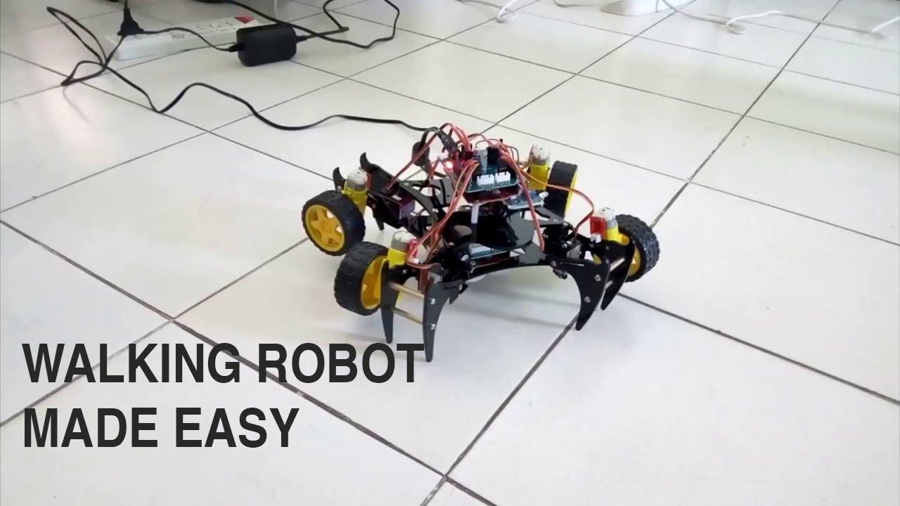 Walking Robot made easy - Project Ideas - YouTube