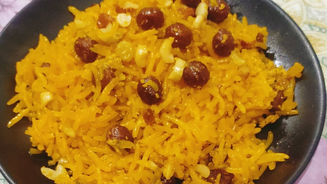New Zarda Recipe , Shaadi Wala Zarda , Sweet Rice , Best Dessert Recipe ...