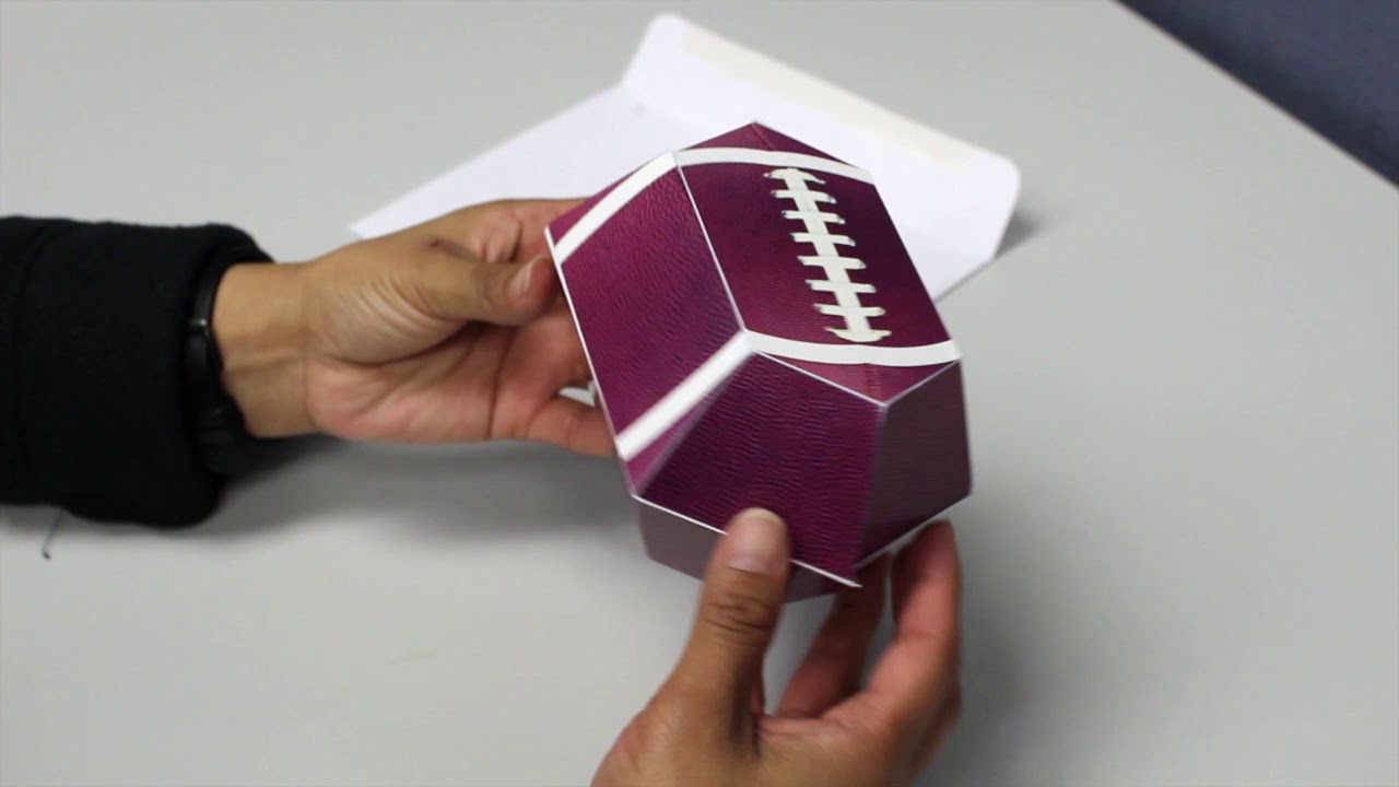 Football Pop-Up by American Slide Chart - The Paper App Company - YouTube