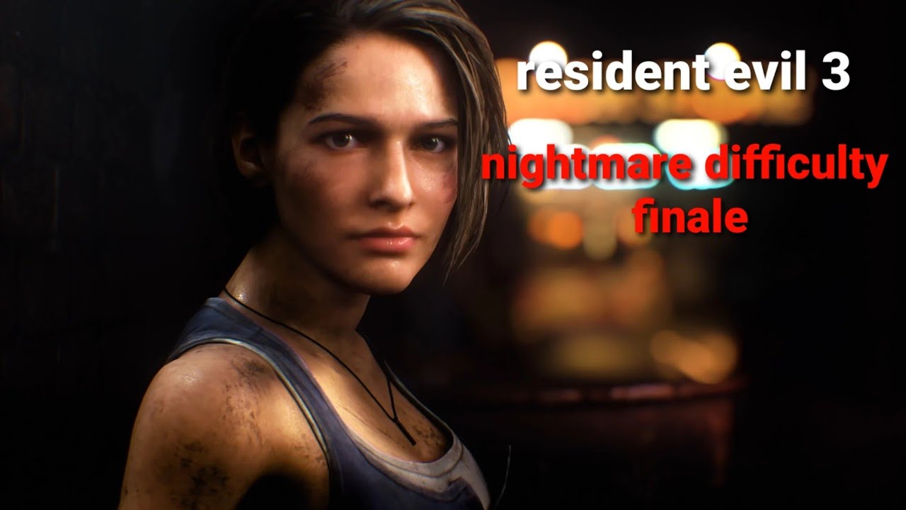 Resident evil 3 nightmare difficulty finale - YouTube