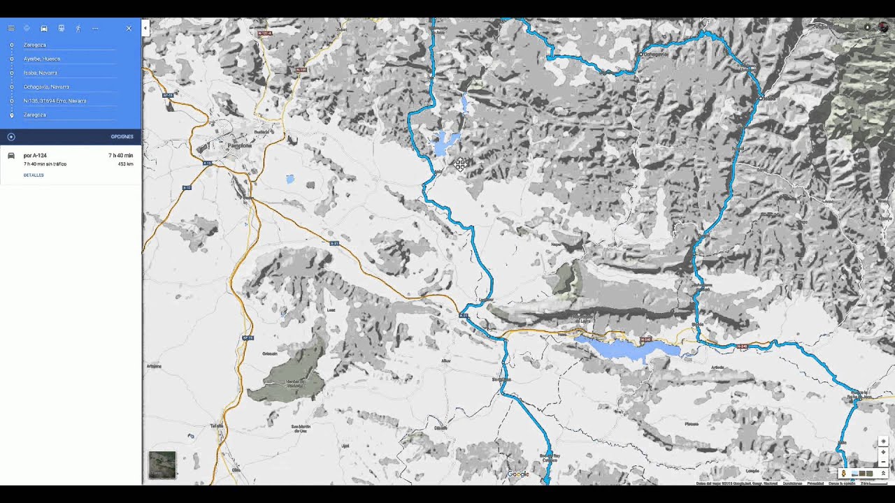 Videotutorial| Crear ruta con Google Maps - YouTube
