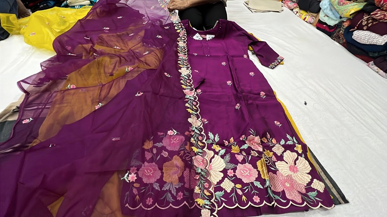 New collection available in party wear dresses||Straight cut churidar ...