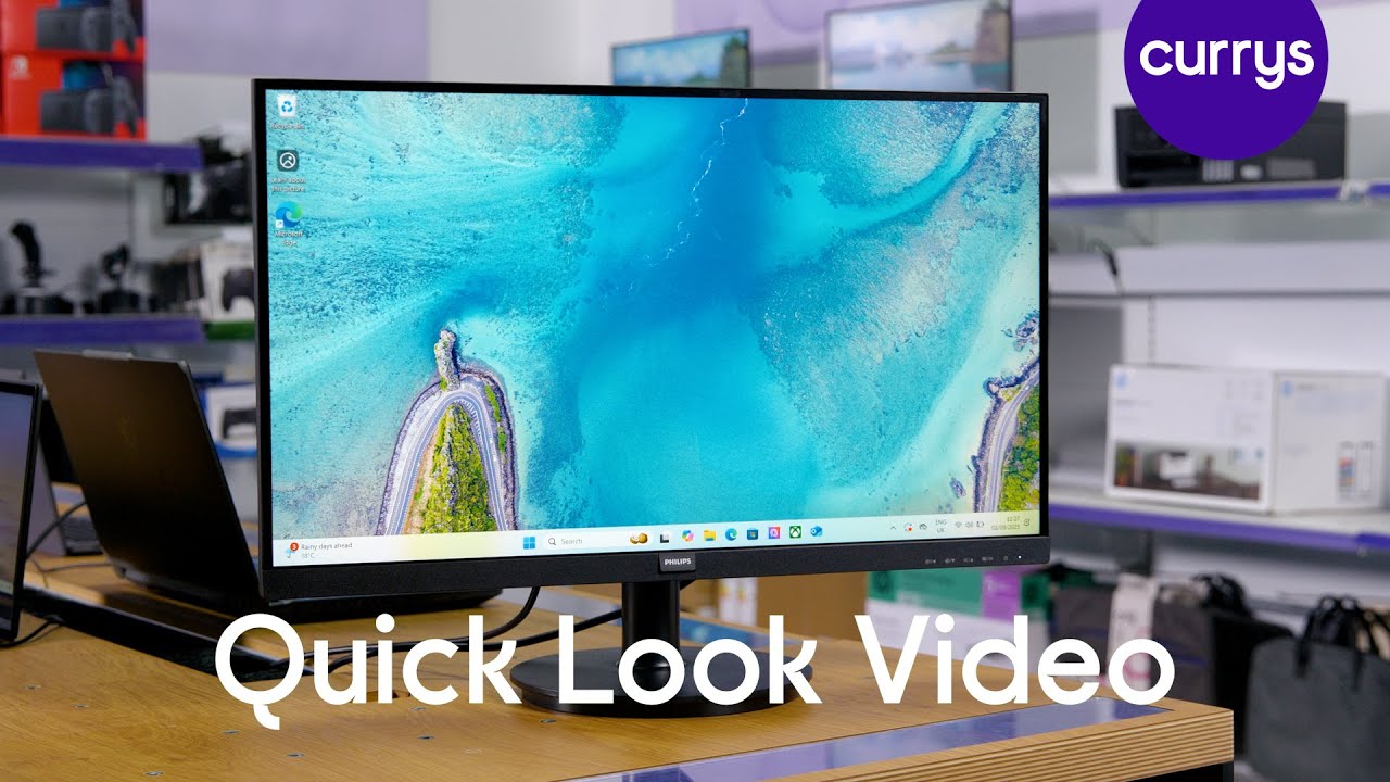 PHILIPS 275V8LA Quad HD 27" VA LCD Monitor - Quick Look - YouTube