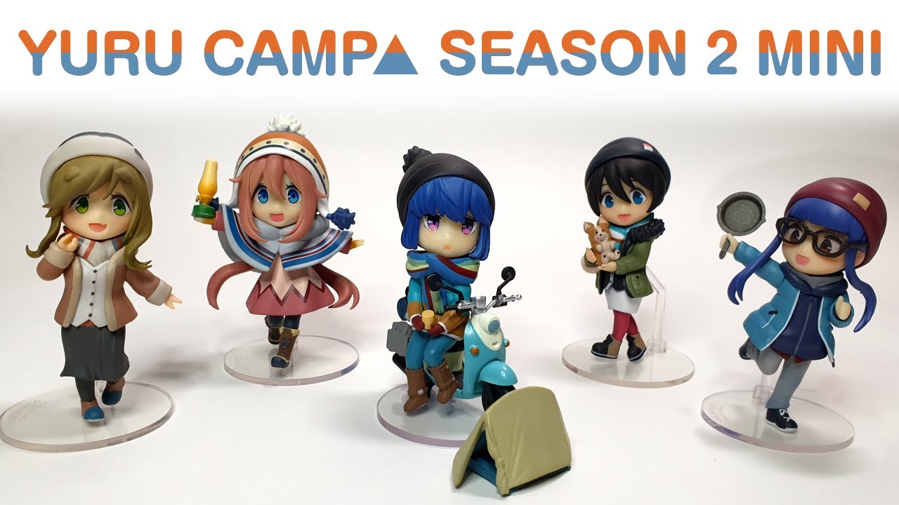 Yuru Camp Season 2 Mini Figures! - Small Unboxing set - YouTube