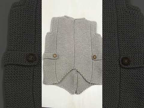 Minik beylere 👶 #howto #crochet #yelekmodelleri #elemeği #knit #örgü #knitswater #babyknit