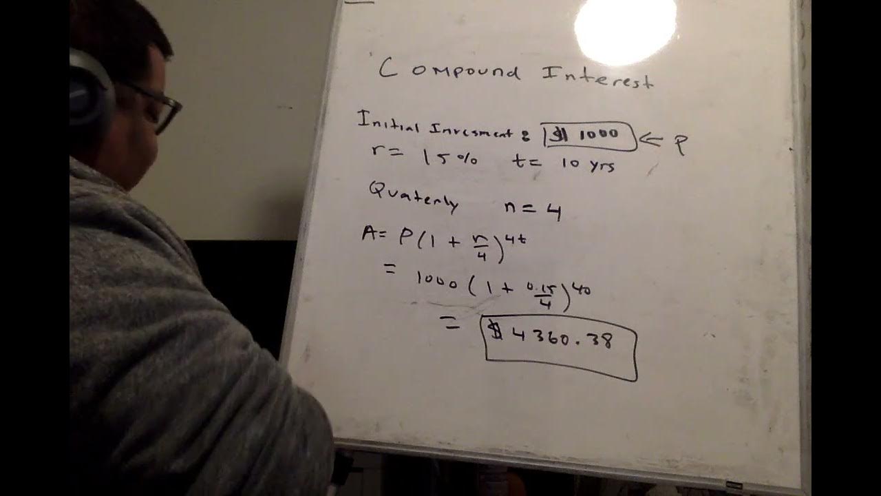 ALGEBRA - HOW TO COMPUTE COMPOUND INTEREST USING REGULAR/CONTINUOUSLY ...