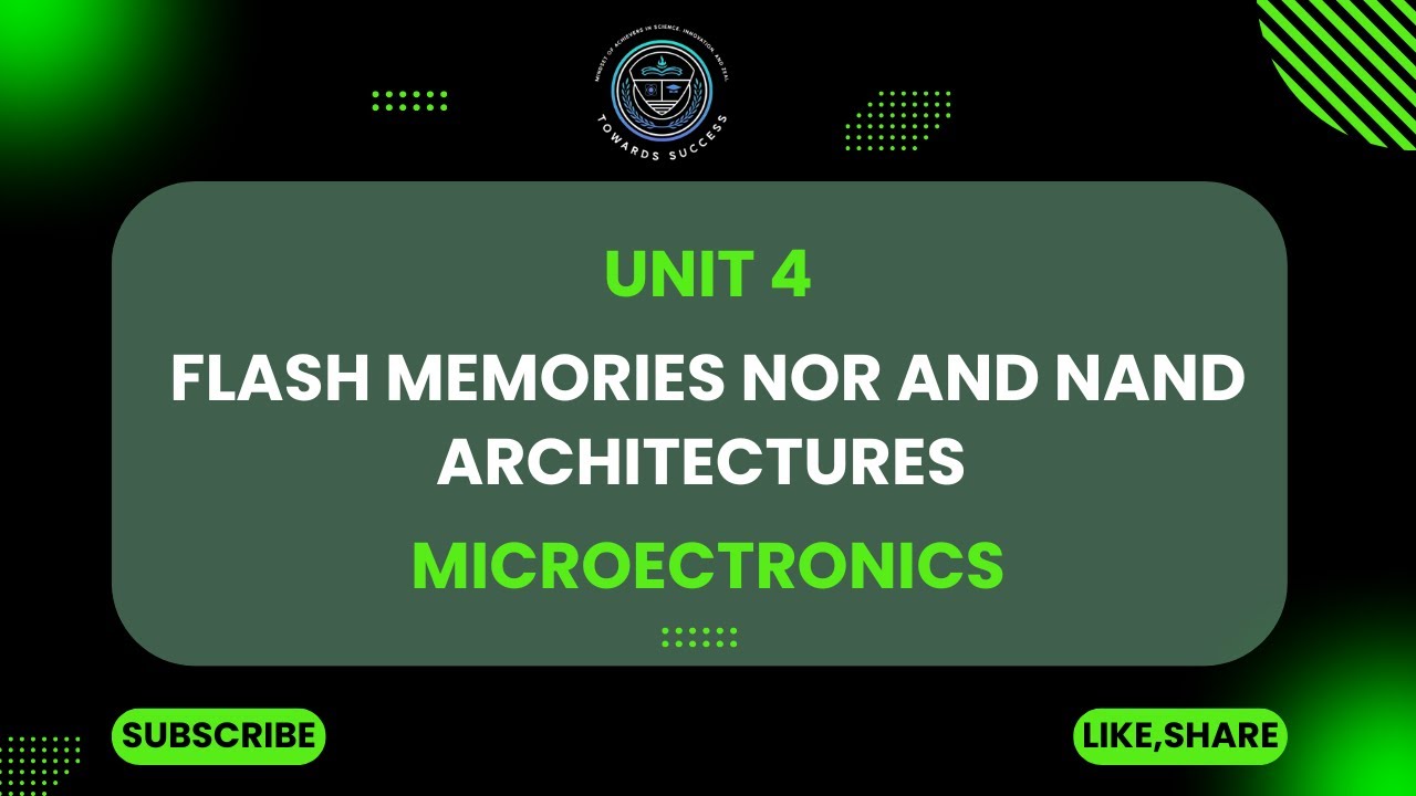 FLASH| Memory| Unit 4 | Semiconductor| Microectronics|GGSIPU - YouTube