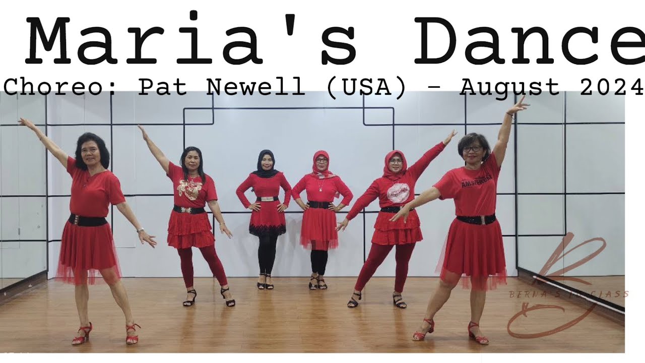 Maria's Dance 24 - Beginner - Choreo: Pat Newell (USA) - August 2024 ...