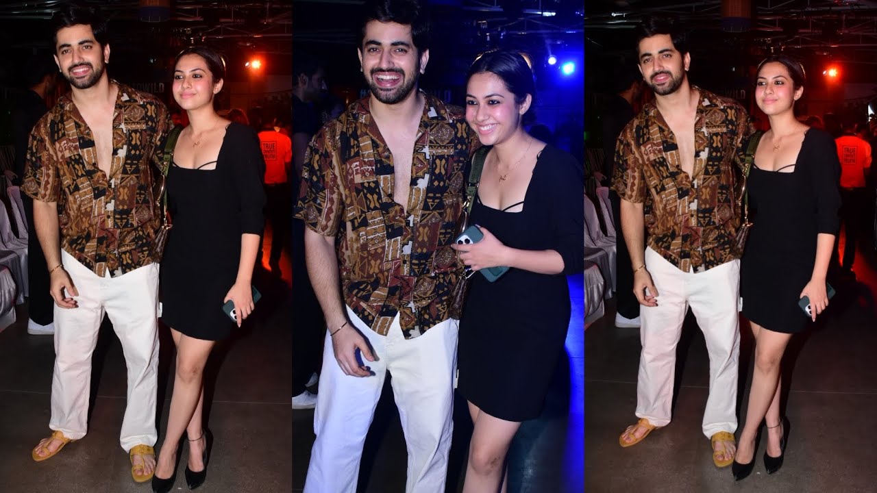 Reem Sameer Shaikh With Boyfriend Zain Imma At Rohit Verma Fashion Show - YouTube