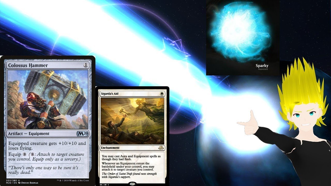 ☄️KAMEHAME TIME☄️ vs SPARKY mtg Arena Boros hammer time explorer - YouTube