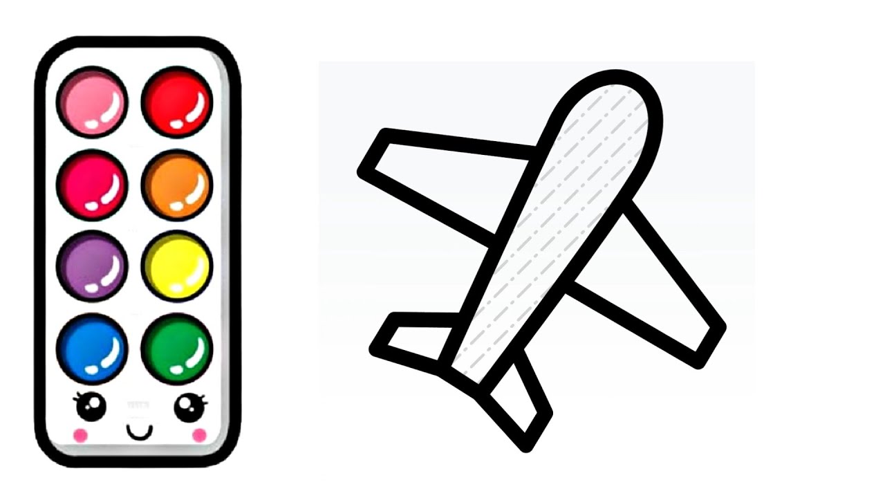 How to Draw Aeroplane, Drawing Tutorial | Step by Step for beginners ...