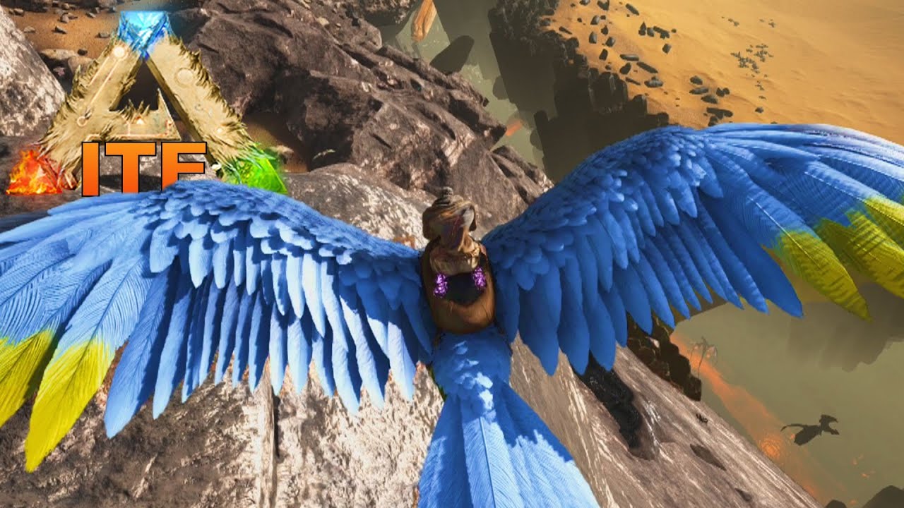 [15] Scouting The World Scar! The Wyvern Castle! (ARK Island To ...