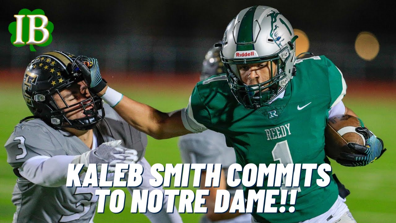 WR Kaleb Smith Commits To Notre Dame! - YouTube