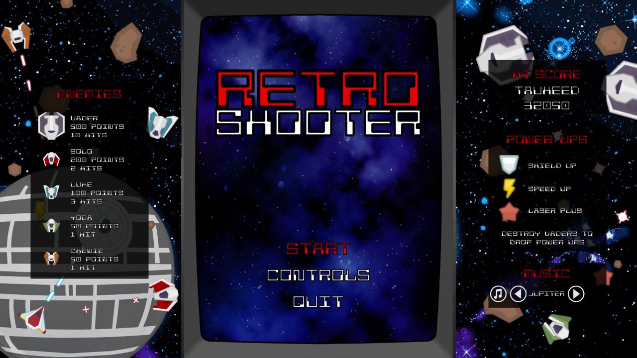 Retro Shooter First Video - YouTube