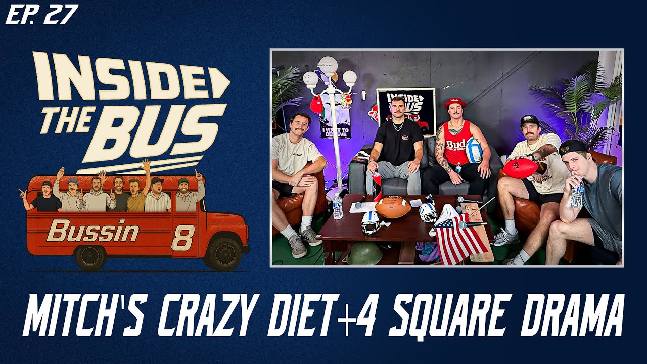 Mitch's WILD Diet + Bussin' 4 Square Drama | Inside The Bus - YouTube