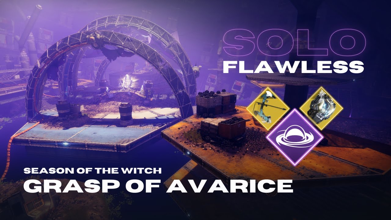 Solo Flawless Dungeon "Grasp of Avarice" - Void Titan - Season of the Witch - Destiny 2 - YouTube