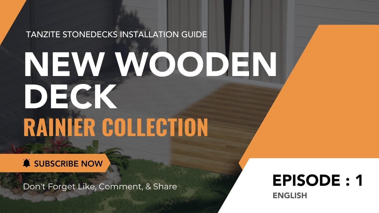 Install Tanzite on Your New Wooden Deck: Tanzite Stonedecks Rainier ...