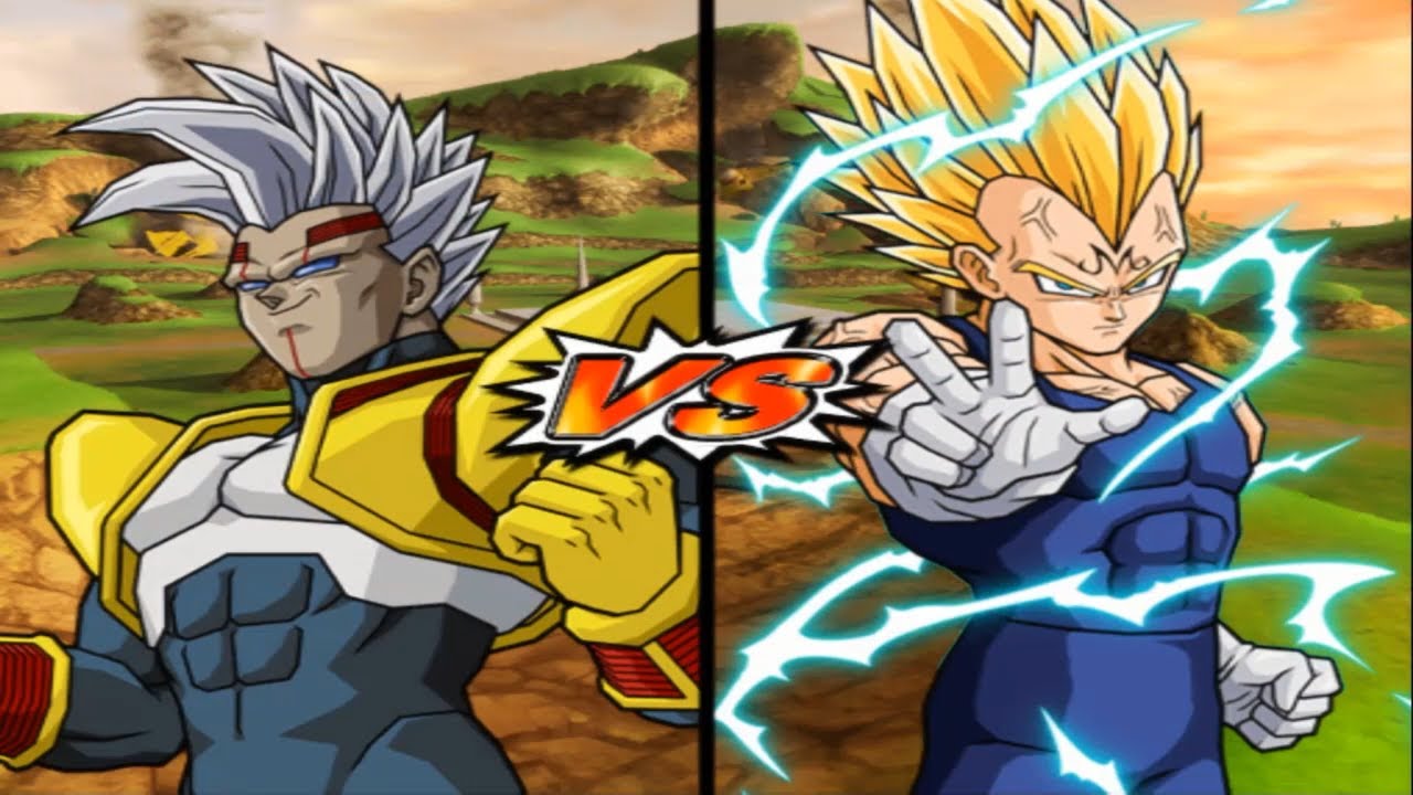 DBZ Budokai Tenkaichi 3 - Single Battle | Super Baby 2 vs Majin Vegeta ...
